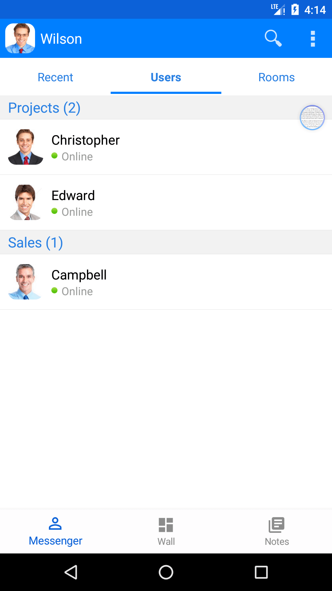 Install Android Client Output Messenger Office Chat Tool